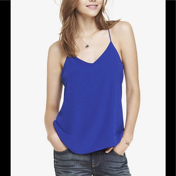 Zara | Tops | Zara Dark Blue Cami | Poshmark